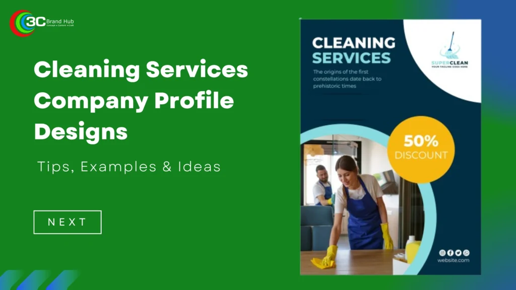 Cleaning Services Company Profile Designs: Examples & Ideas
