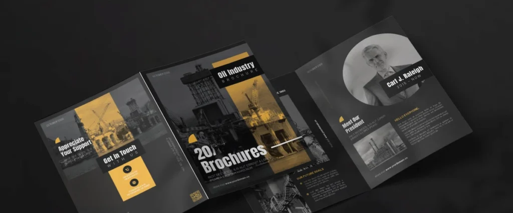 Best Oil and Gas Company Profile Design Services