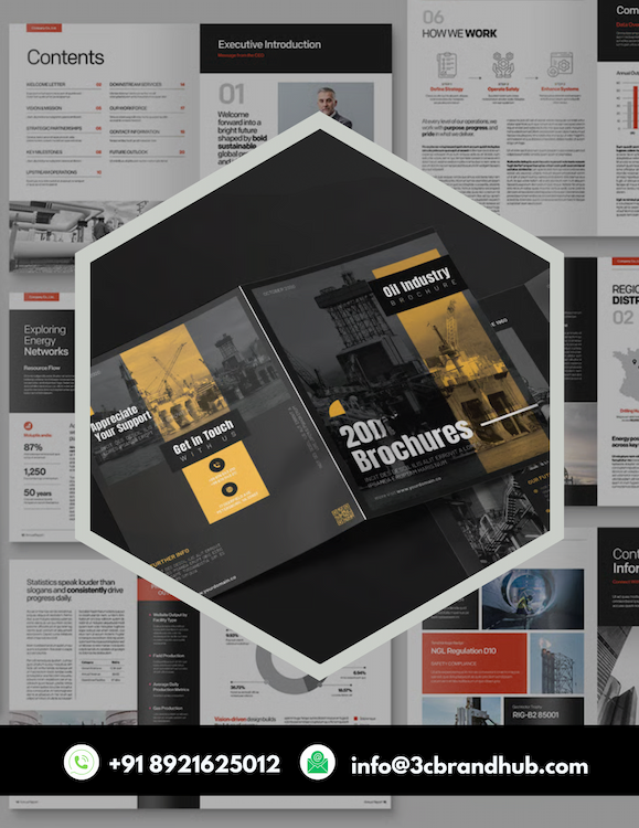 Best Oil and Gas Company Profile Design Services